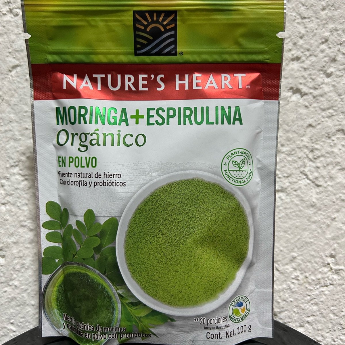 Moringa + Spirulina Orgánico from Nature's Heart - Vegan Product ...