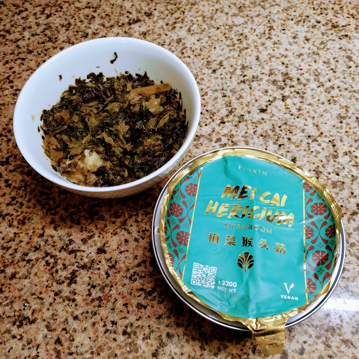 Mei Cai Hericium Mushroom 梅菜猴头菇 from Pinxin Vegan - Vegan Product ...
