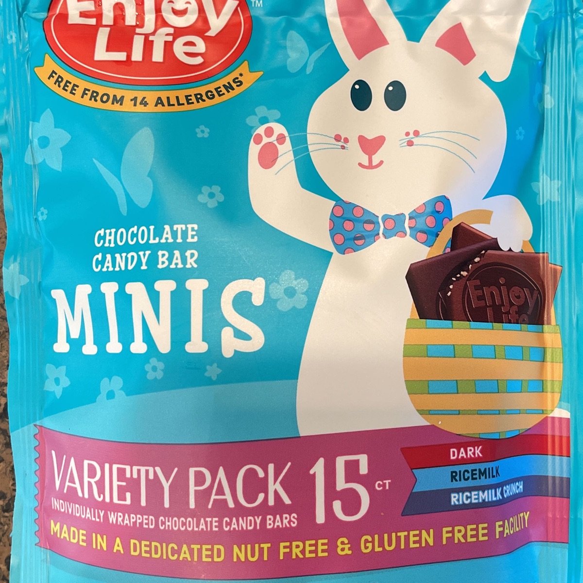 Chocolate Candy Bar Ricemilk Crunch from Enjoy Life - Vegan Product ...