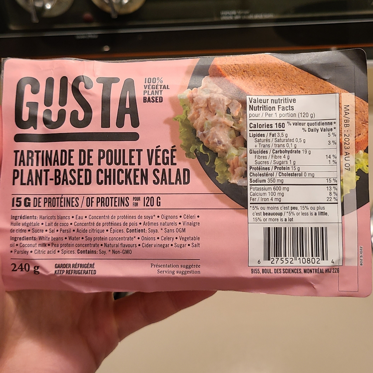 Plant-Based Chicken Salad from Gusta - Vegan Product Reviews & Ratings ...