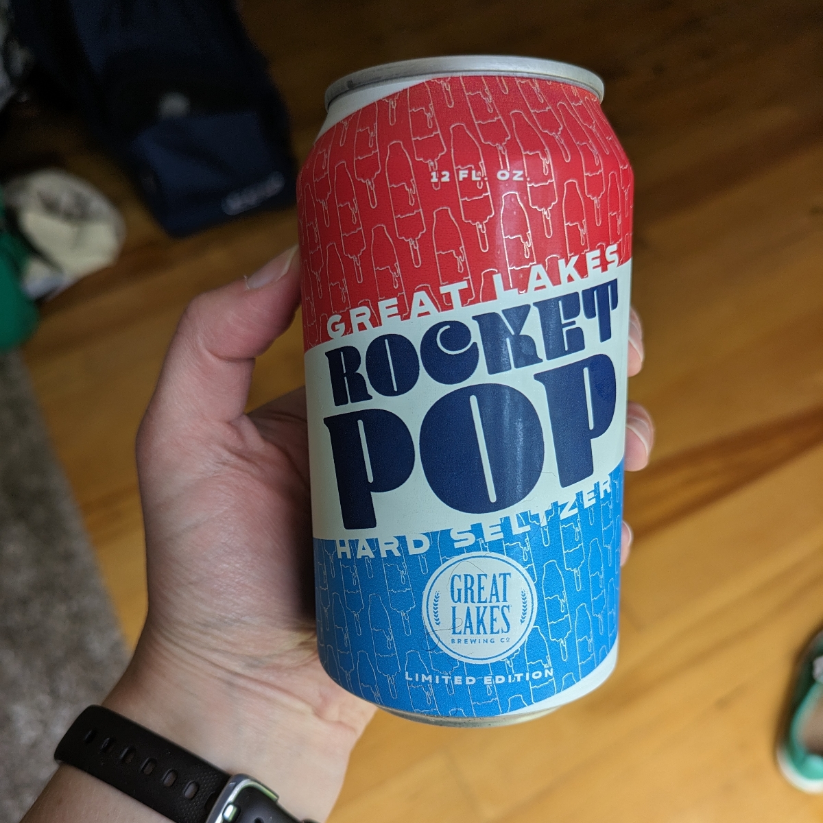 Rocket Pop Hard Seltzer from great lakes brewing - Vegan Product Reviews & Ratings | abillion