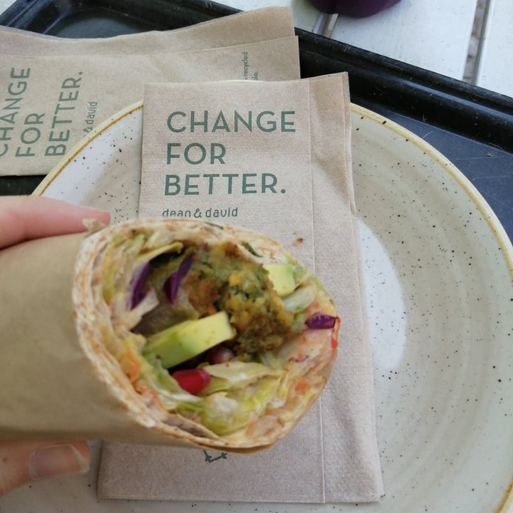 dean&david Mitte, Berlin, Germany Vegan Falafel Wrap Review | abillion