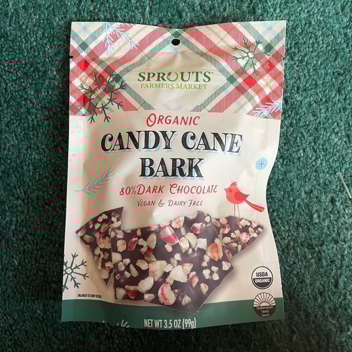 Sprouts Farmers Market Organic Candy Cane Bark Review | abillion