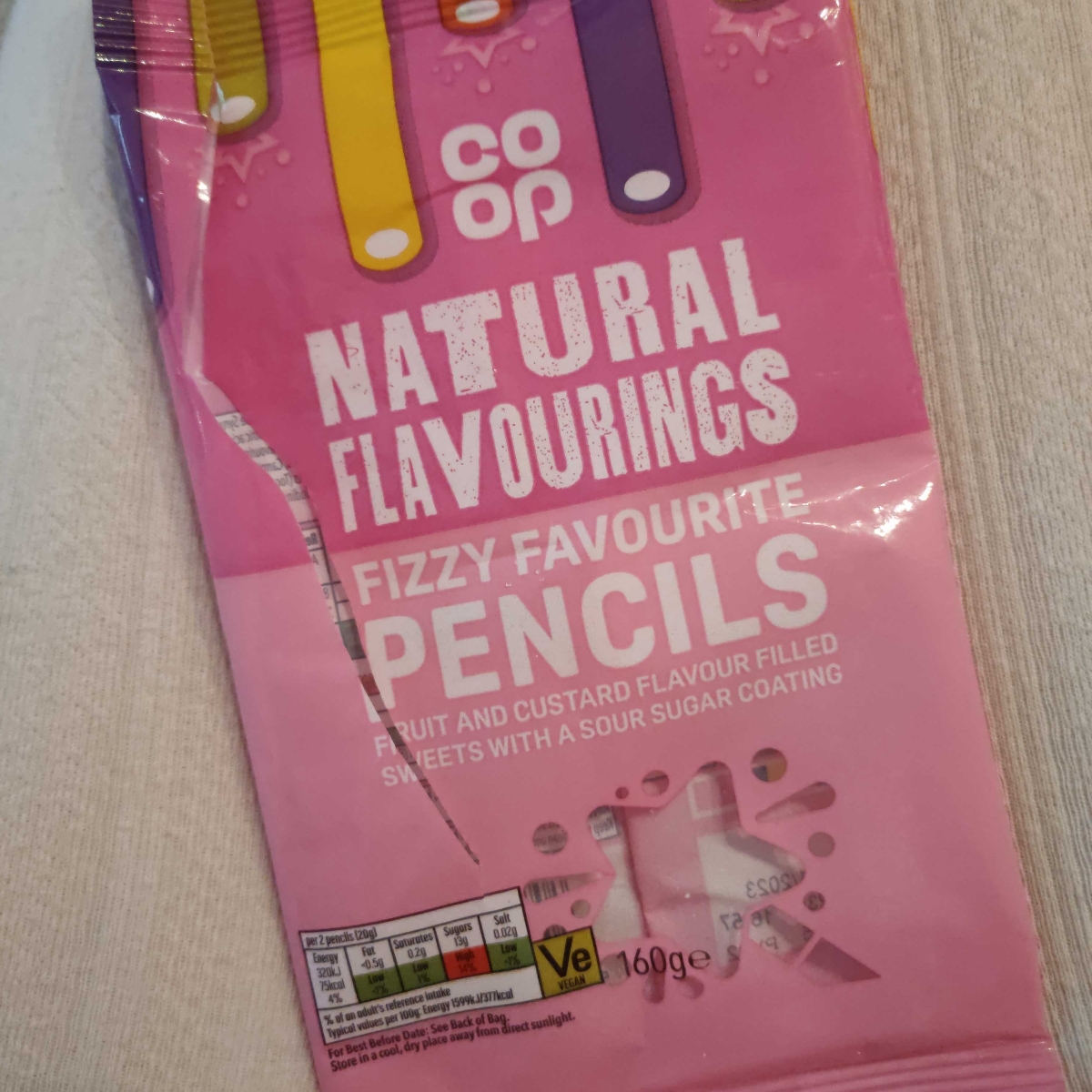Fizzy Favourite Pencils from Coop - Vegan Product Reviews & Ratings ...