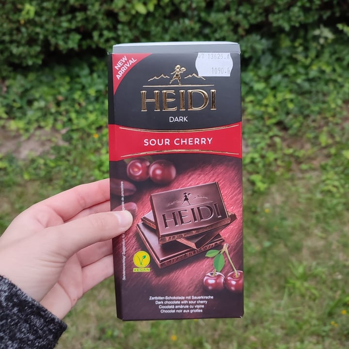 Heidi Sour Cherry Dark Chocolate Review | abillion