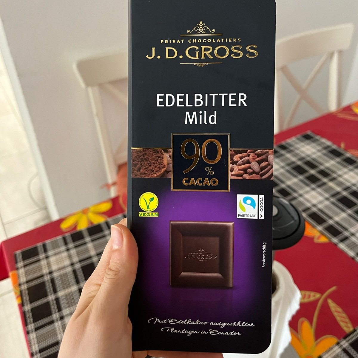 J.D Gross edelbitter mild 90% cacao Reviews | abillion