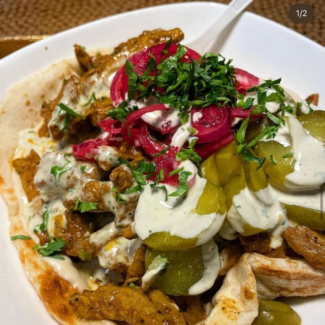 Vegan Shawarma at Nish Nush, New York - Vegan Dish Reviews & Ratings ...