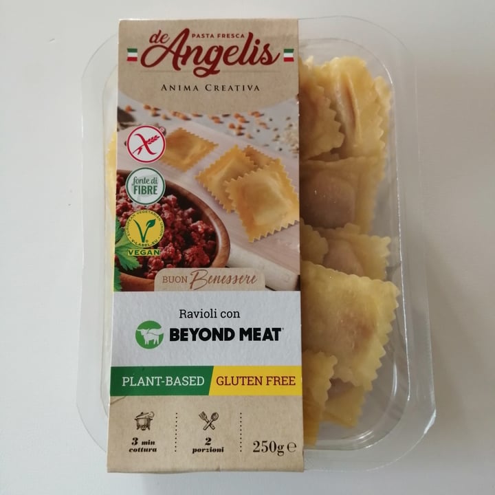 De Angelis Pasta Fresca Ravioli con Beyond Meat Review | abillion