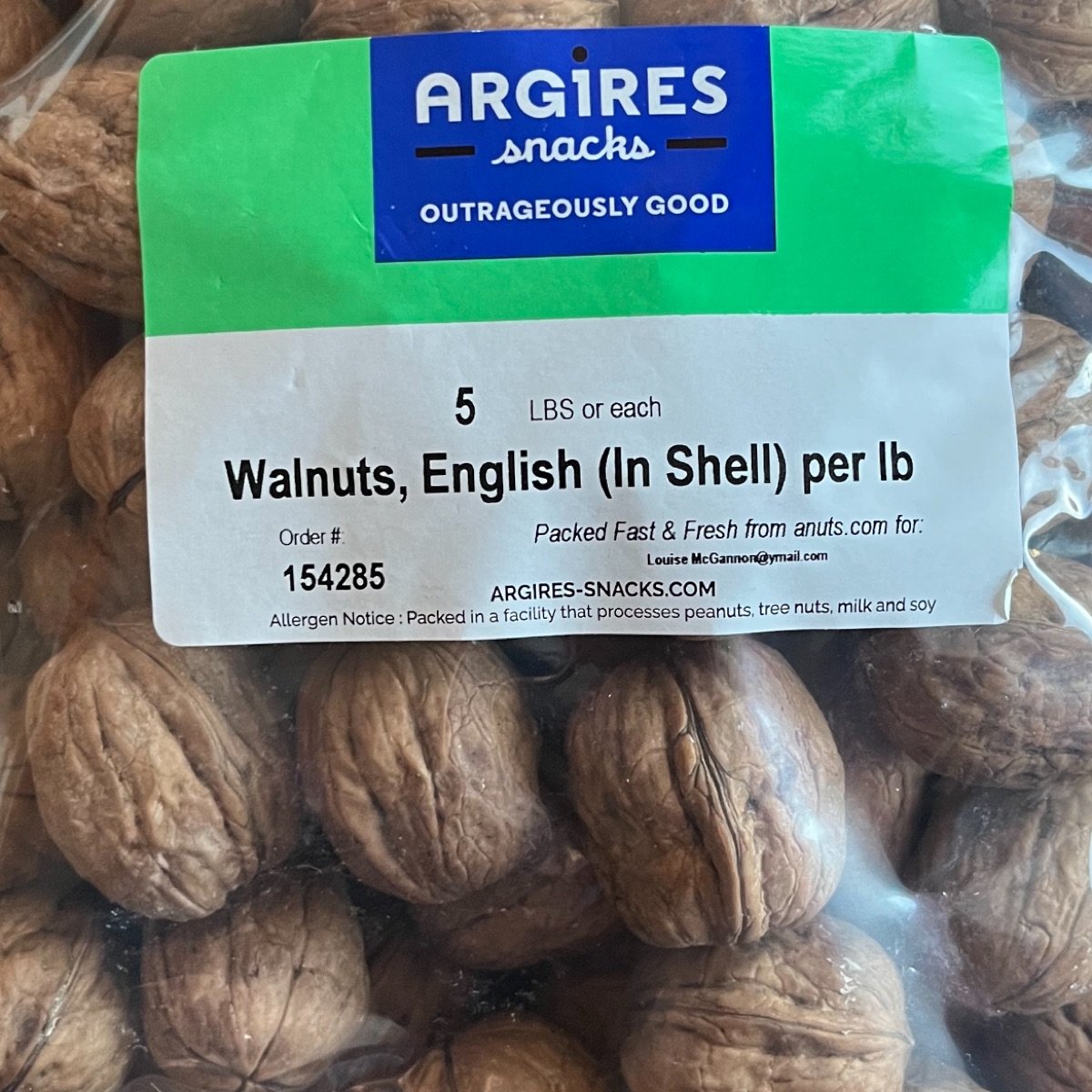English Walnuts in the Shell from Argires - Vegan Product Reviews ...