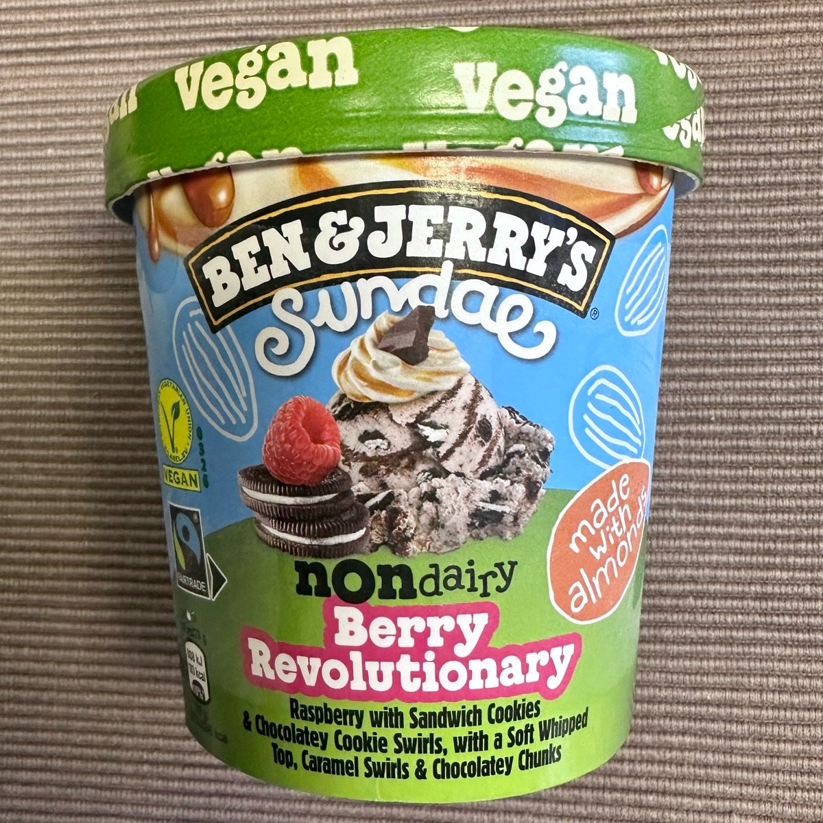 Berry Revolutionary (Sundae) from Ben & Jerry's - Vegan Product Reviews ...
