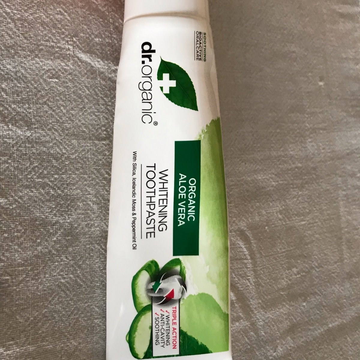aloe vera toothpaste from dr.organic - Vegan Product Reviews & Ratings ...