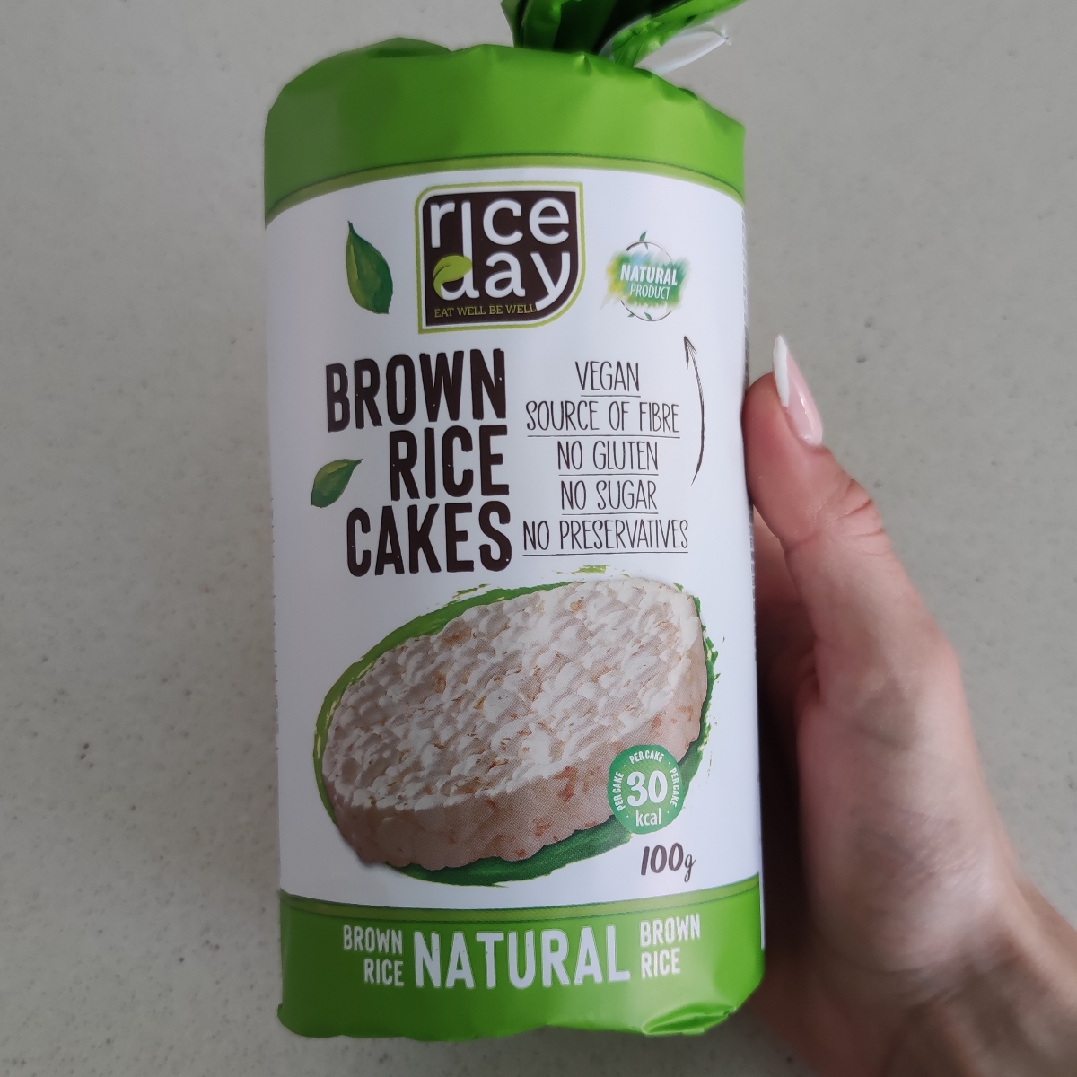 Rice day Brown Rice Cakes - Natural Reviews | abillion