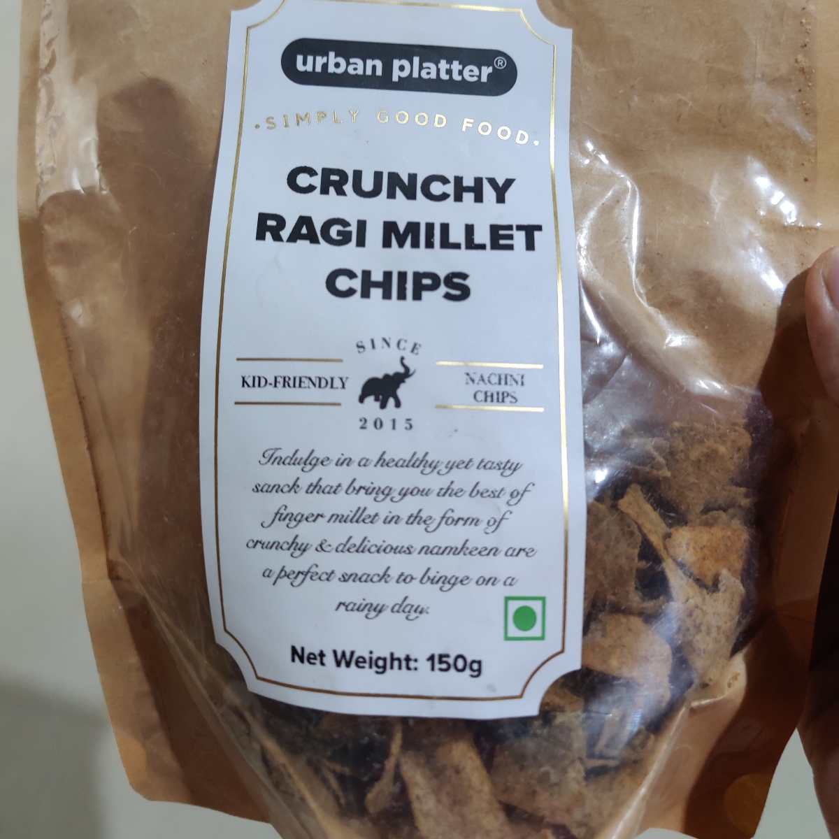 Ragi Millet chips from Urban Platter - Vegan Product Reviews & Ratings ...