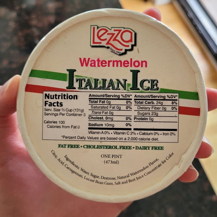 Lezza Watermelon Italian Ice Review | abillion