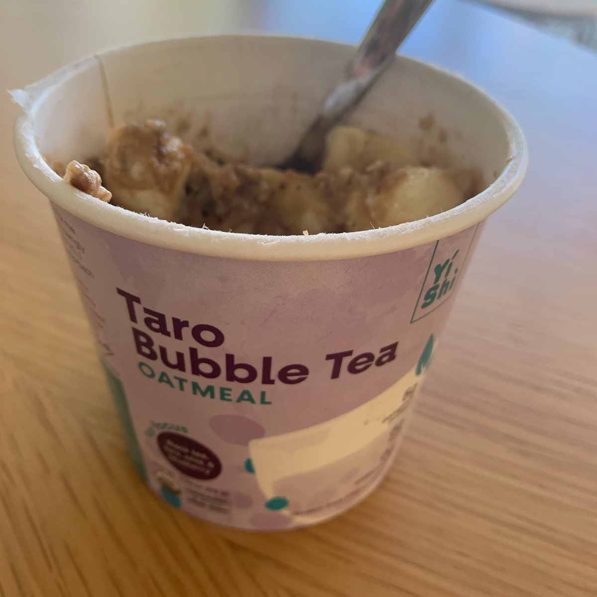 Taro Bubble Tea Oatmeal from YiShi Foods - Vegan Product Reviews ...