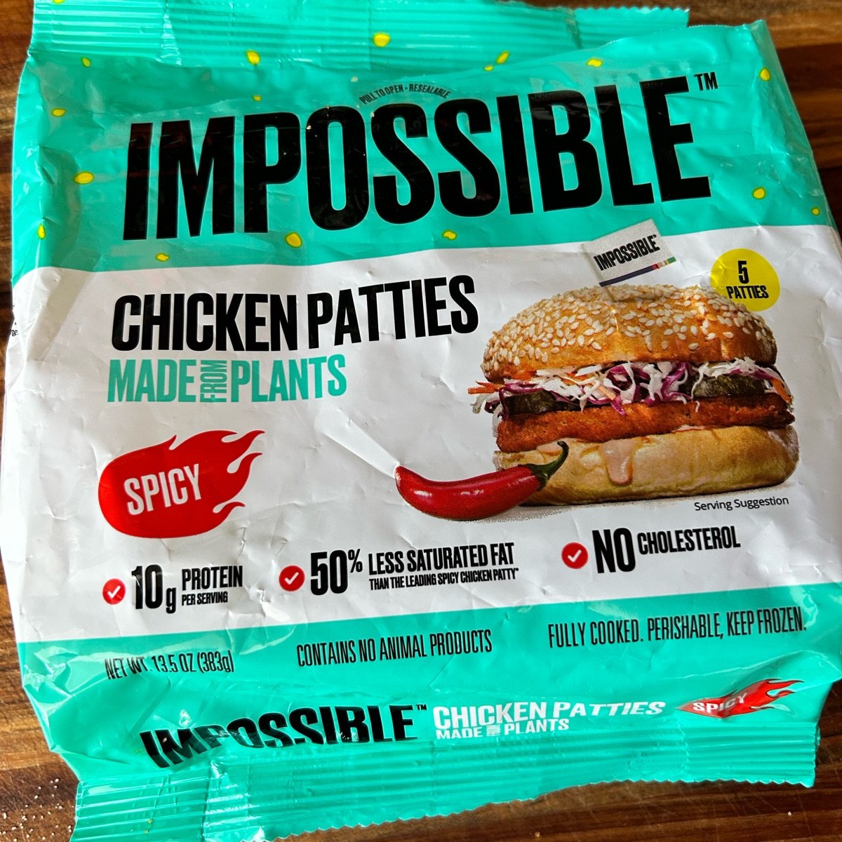 Spicy Chicken Patty from Impossible Foods - Vegan Product Reviews ...