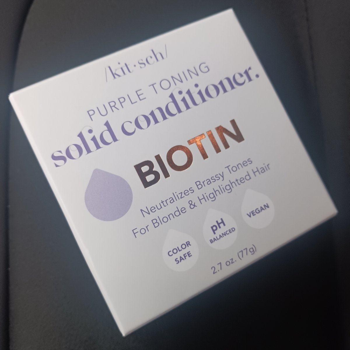 Purple Shampoo Bar from Kitsch - Vegan Product Reviews & Ratings | abillion