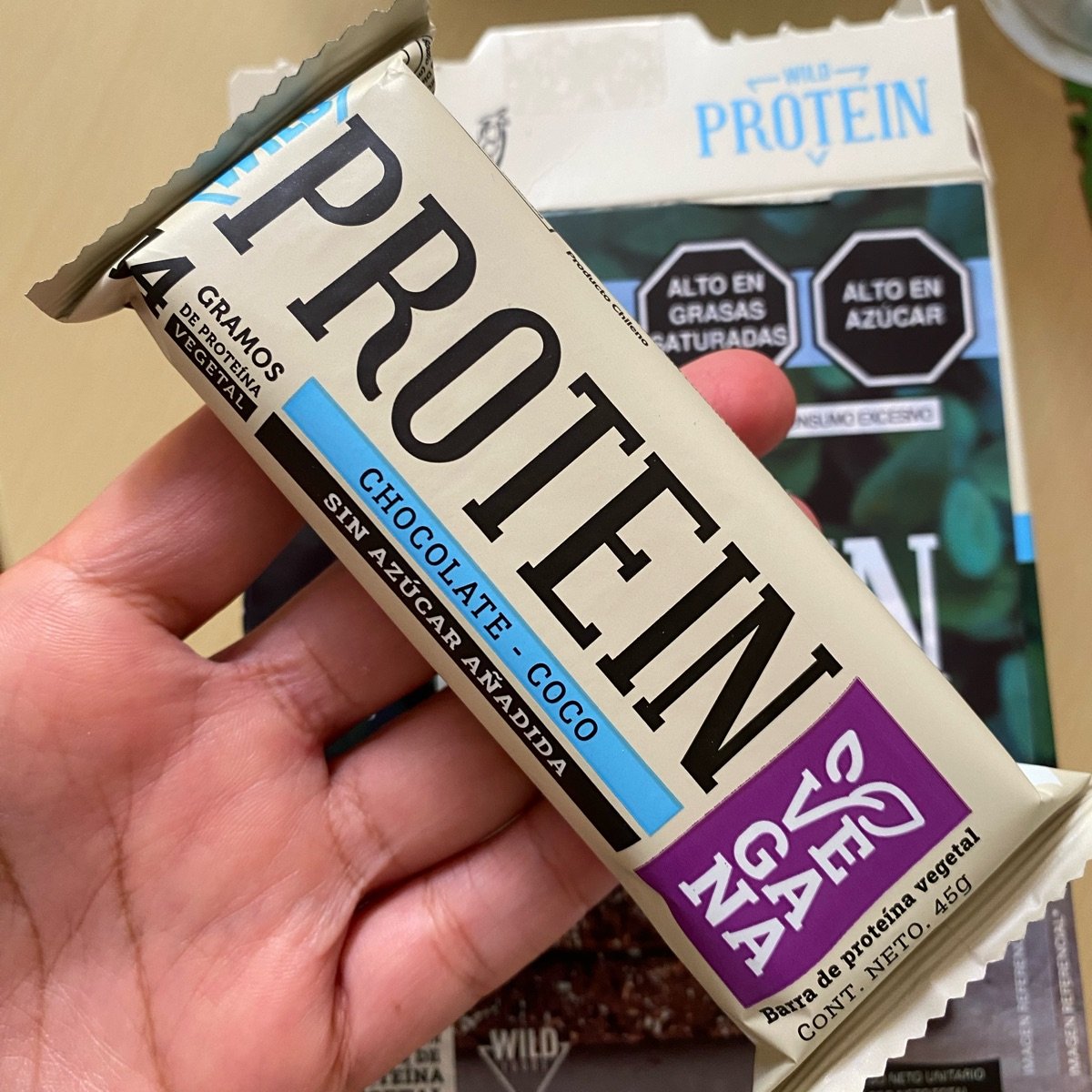 Barras de Proteínas Chocolate - Coco from Wild Foods - Vegan Product ...