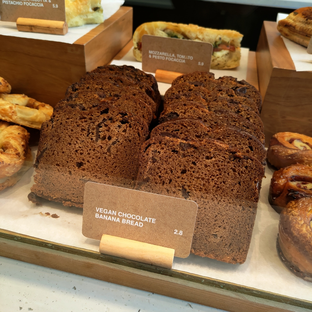 Vegan Chocolate Banana Bread At Blank Street Coffee Kensington Vegan