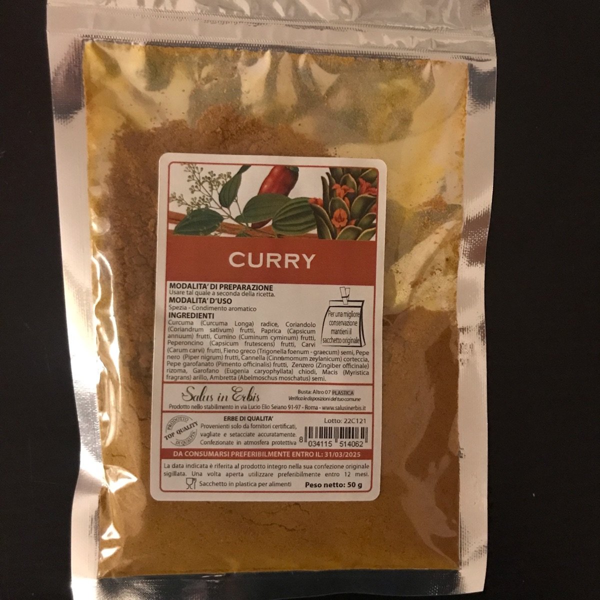 Curry from salus in erbis - Vegan Product Reviews & Ratings | abillion