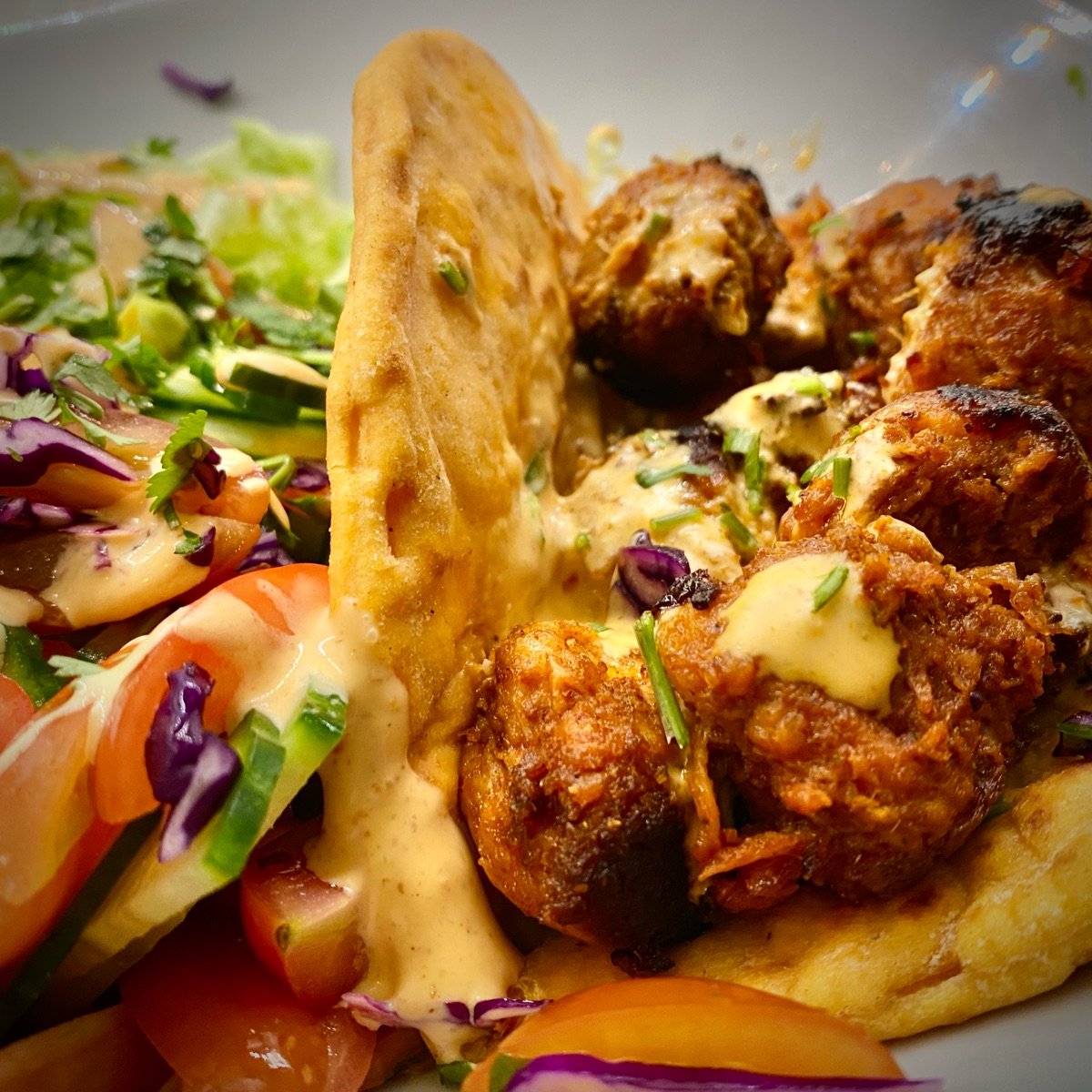 4 chipotle flame baked folded flatbreads from Village bakery - Vegan ...