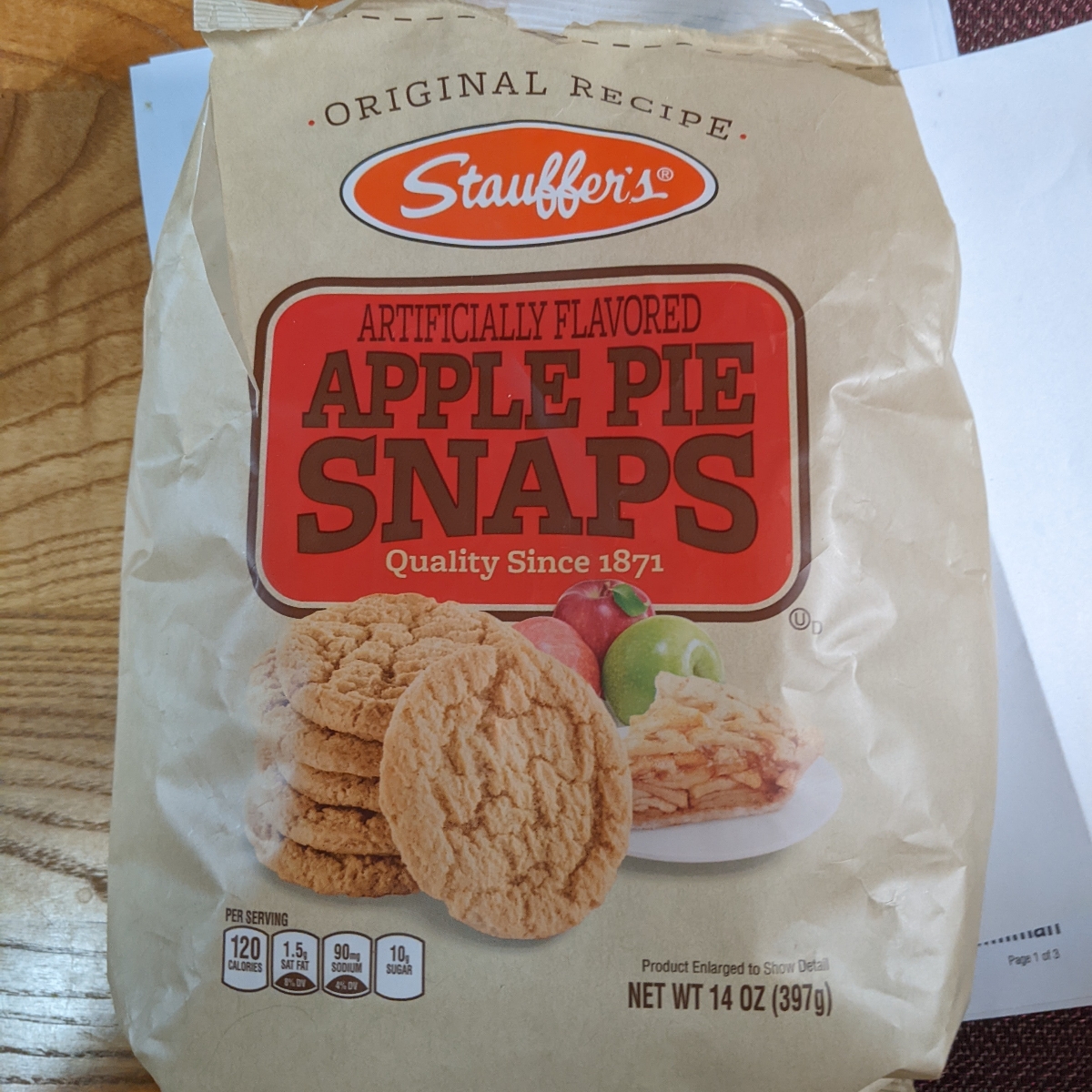 Apple Pie Snaps from Stauffer’s - Vegan Product Reviews & Ratings ...