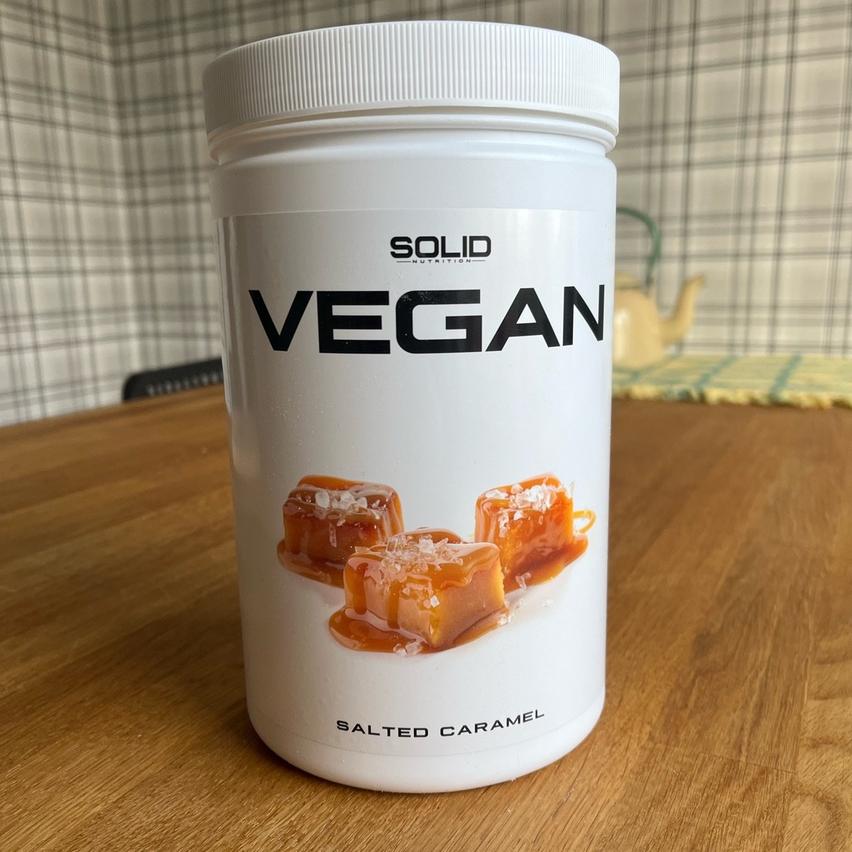 Salted Caramel Vegan Protein from solid nutrition - Vegan Product ...
