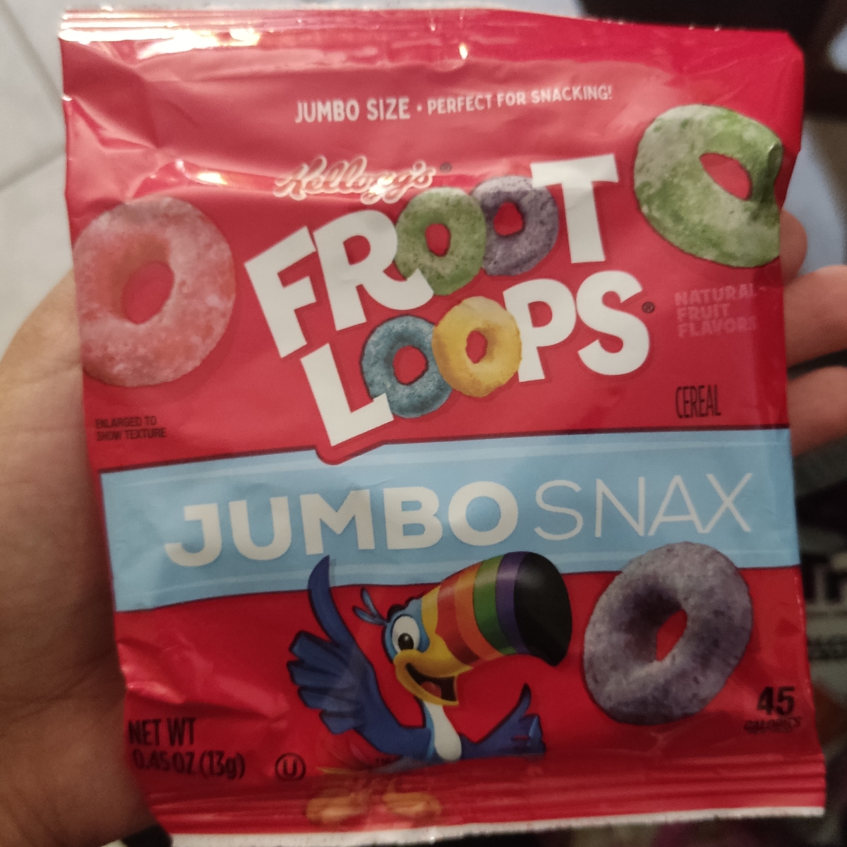 froot loops jumbo snax from Kellogg's - Vegan Product Reviews & Ratings ...