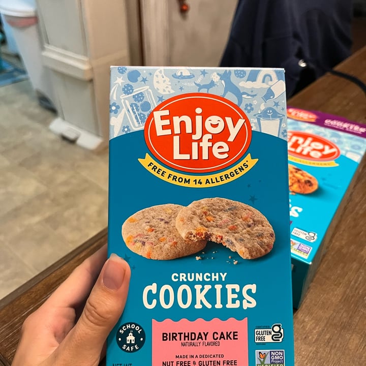 Enjoy Life Soft Baked Birthday Cake Cookies Review | abillion