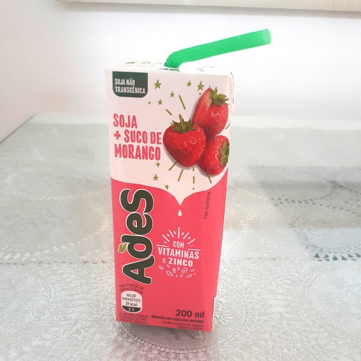 Ades Ades Soja + Suco De Morango 200ml Review | abillion