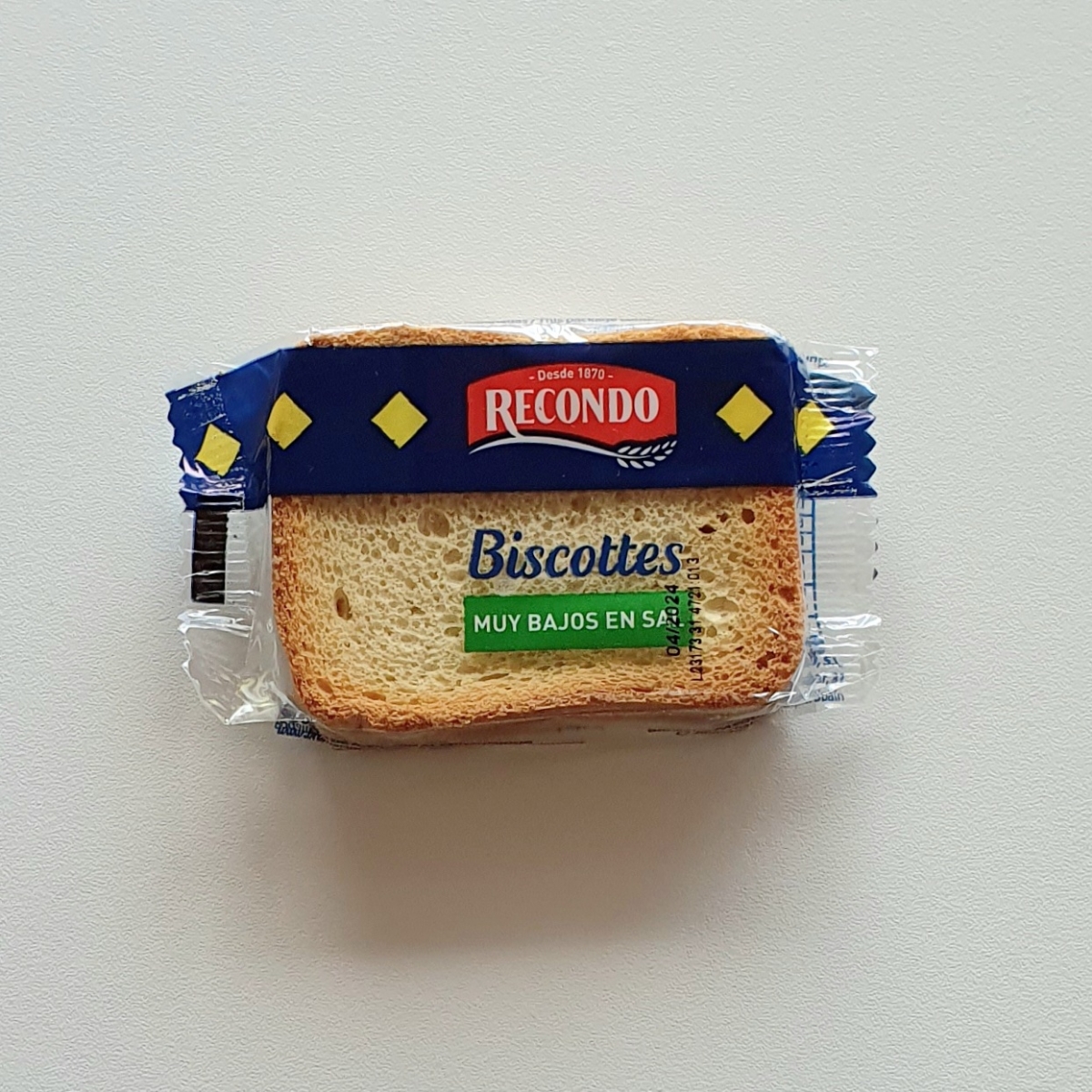 Biscottes Muy Bajos En Sal from Recondo - Vegan Product Reviews ...