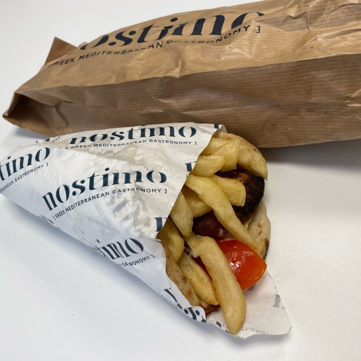 Nostimo Mediterranean Gastronomy United Kingdom Vegan Wrap Review ...