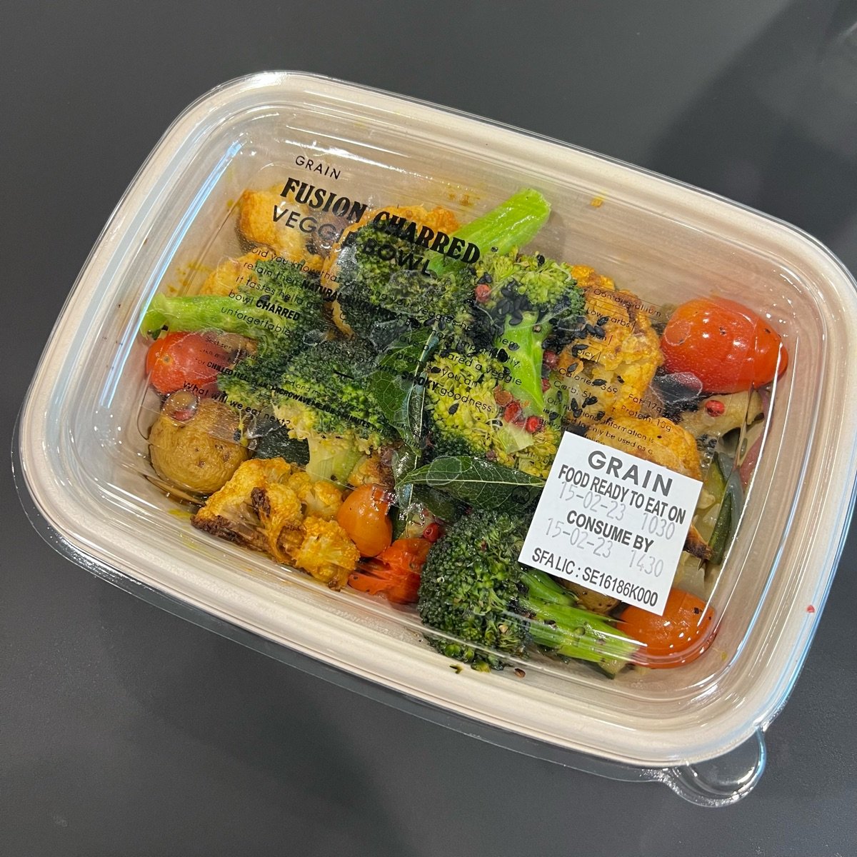 Fusion Charred Veggie Bowl from Grain - Vegan Product Reviews & Ratings ...