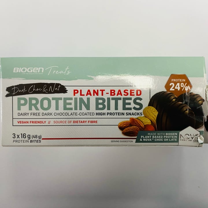 Biogen Plant based protein bites Review | abillion