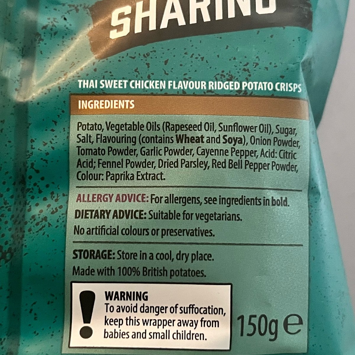 thai sweet chicken crisps from SnackRite - Vegan Product Reviews ...