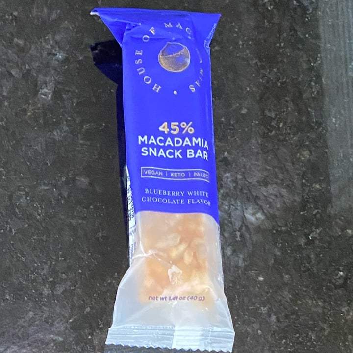 House of macadamias macadamia snack bar- white chocolate blueberry ...