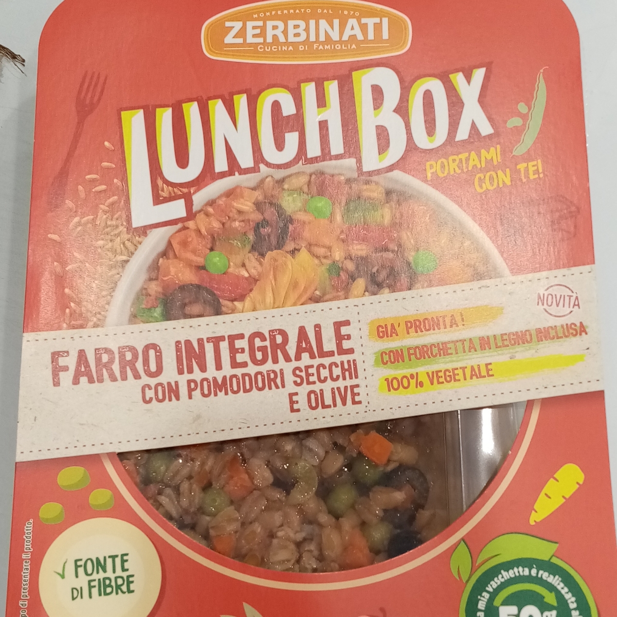 Lunch Box Farro Integrale con Pomodori Secchi e Olive from Zerbinati ...