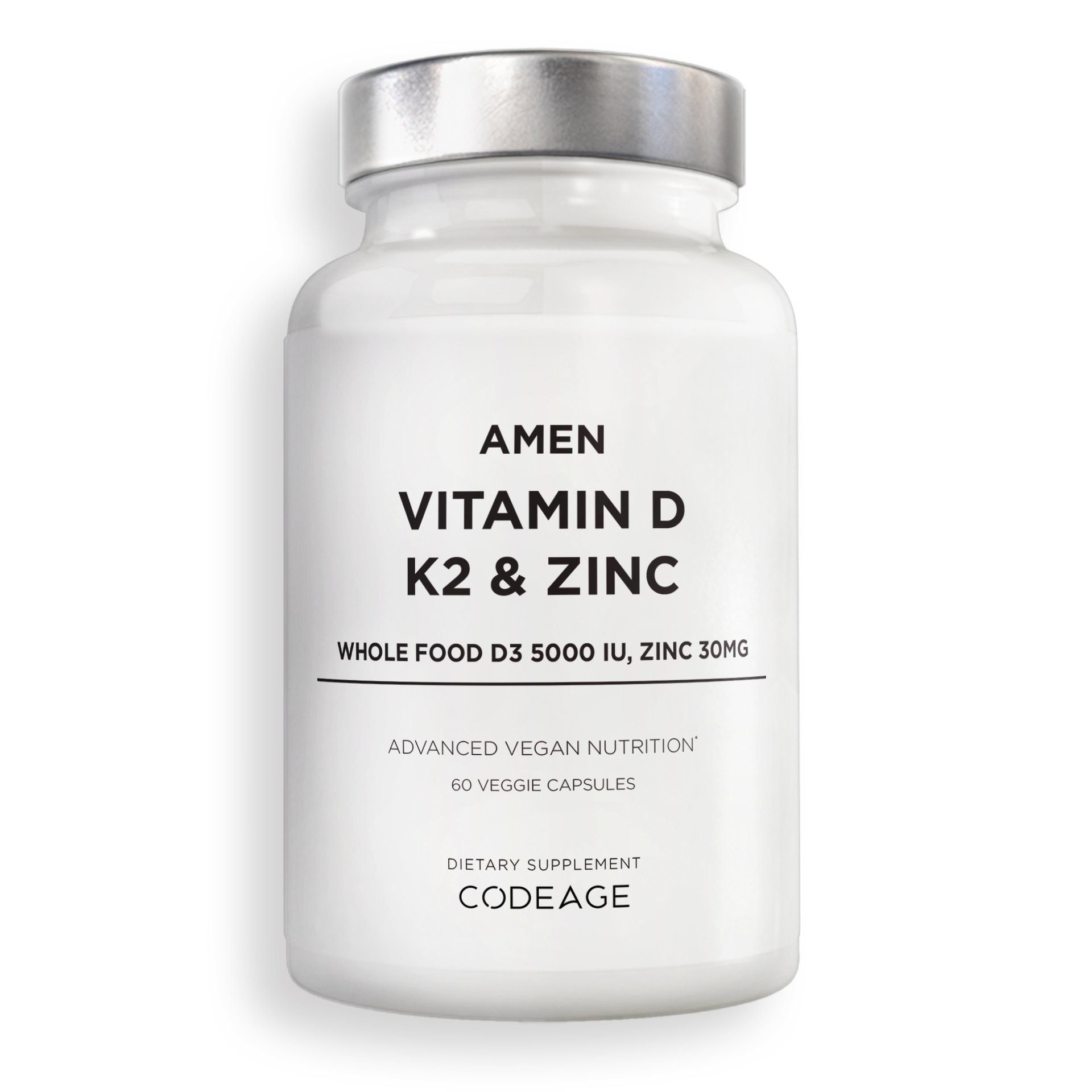 Amen Vitamin D, Zinc & K2 from Codeage - Vegan Product Reviews ...