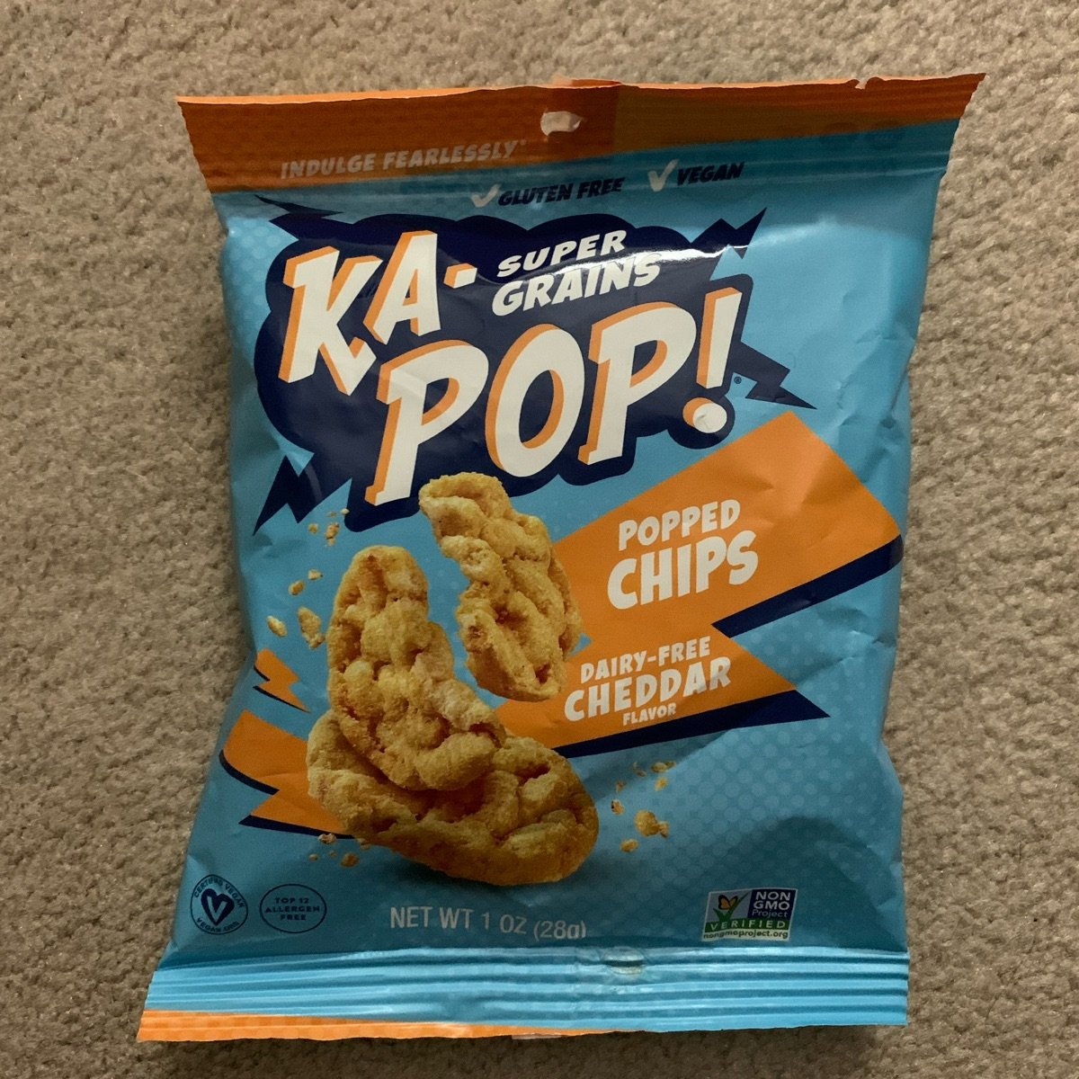 Dairy-Free Cheddar Popped Chips from Ka-Pop - Vegan Product Reviews ...