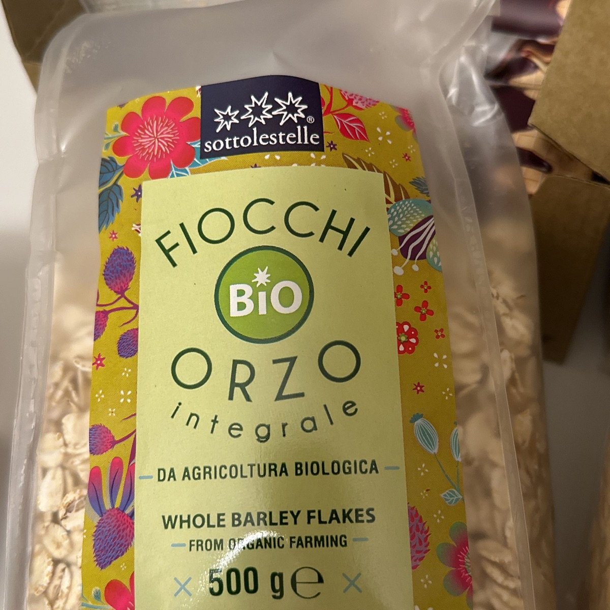 fiocchi di orzo integrale from Sottolestelle - Vegan Product Reviews ...