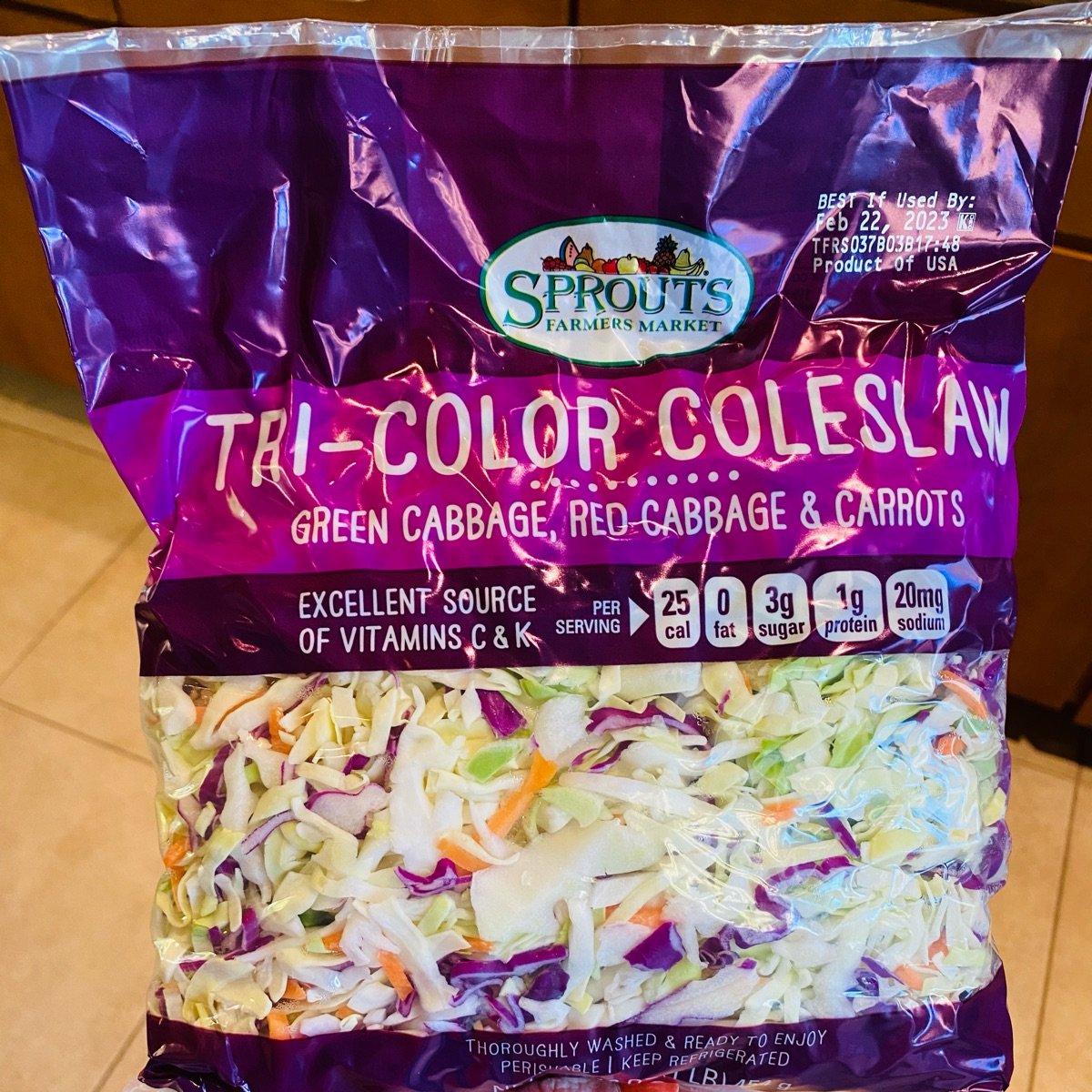Tri-Color Coleslaw from Sprouts Farmers Market - Vegan Product Reviews ...