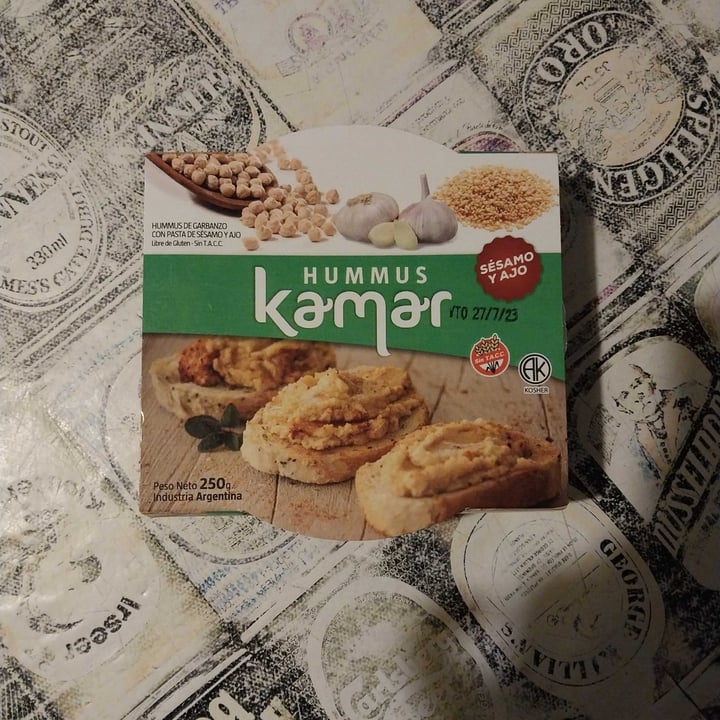 Hummus Kamar Hummus Con Sésamo Y Ajo Review | abillion