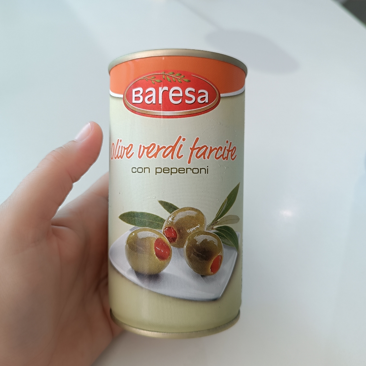 olive verdi farcite con peperoni from Baresa - Vegan Product Reviews ...