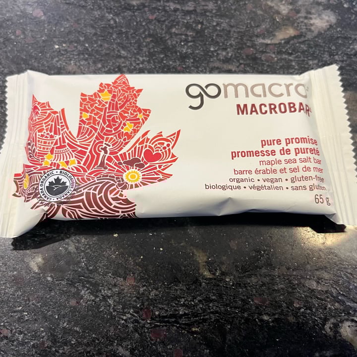 GoMacro Macrobar Maple Sea Salt Review | abillion