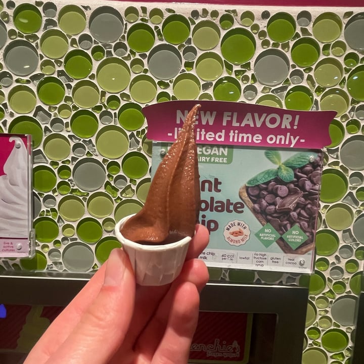 Menchie's Frozen Yogurt Mesa, United States Vegan Mint Chocolate Chip ...