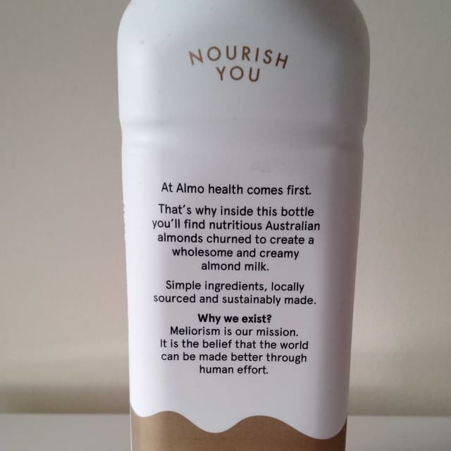 Almo Milk Original Unsweetened Almond Milk Reviews | abillion