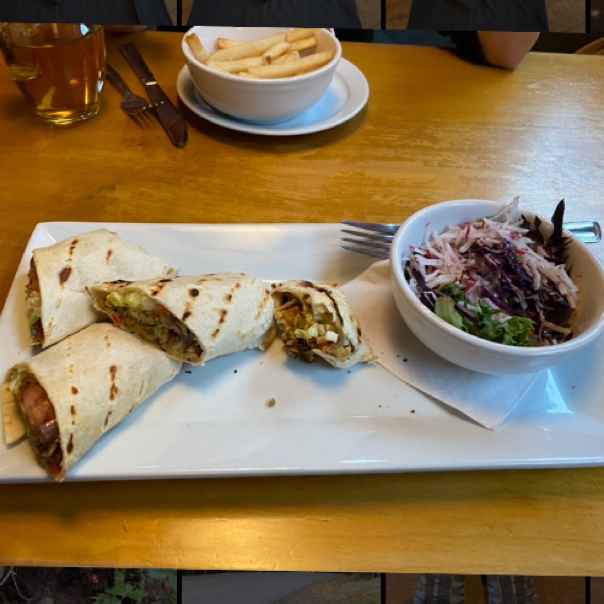 Falafel Burger Veganized at Lefty's Fresh Food Restaurant - Review by ...