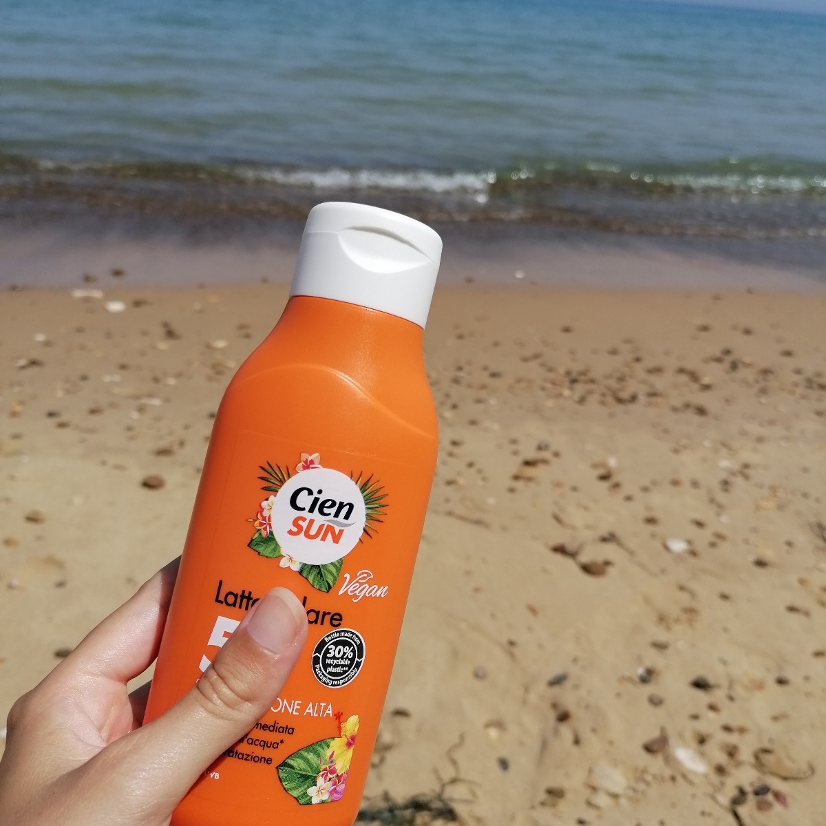 latte solare 50 Spf Protezione Alta from Cien sun - Vegan Product Reviews & Ratings | abillion