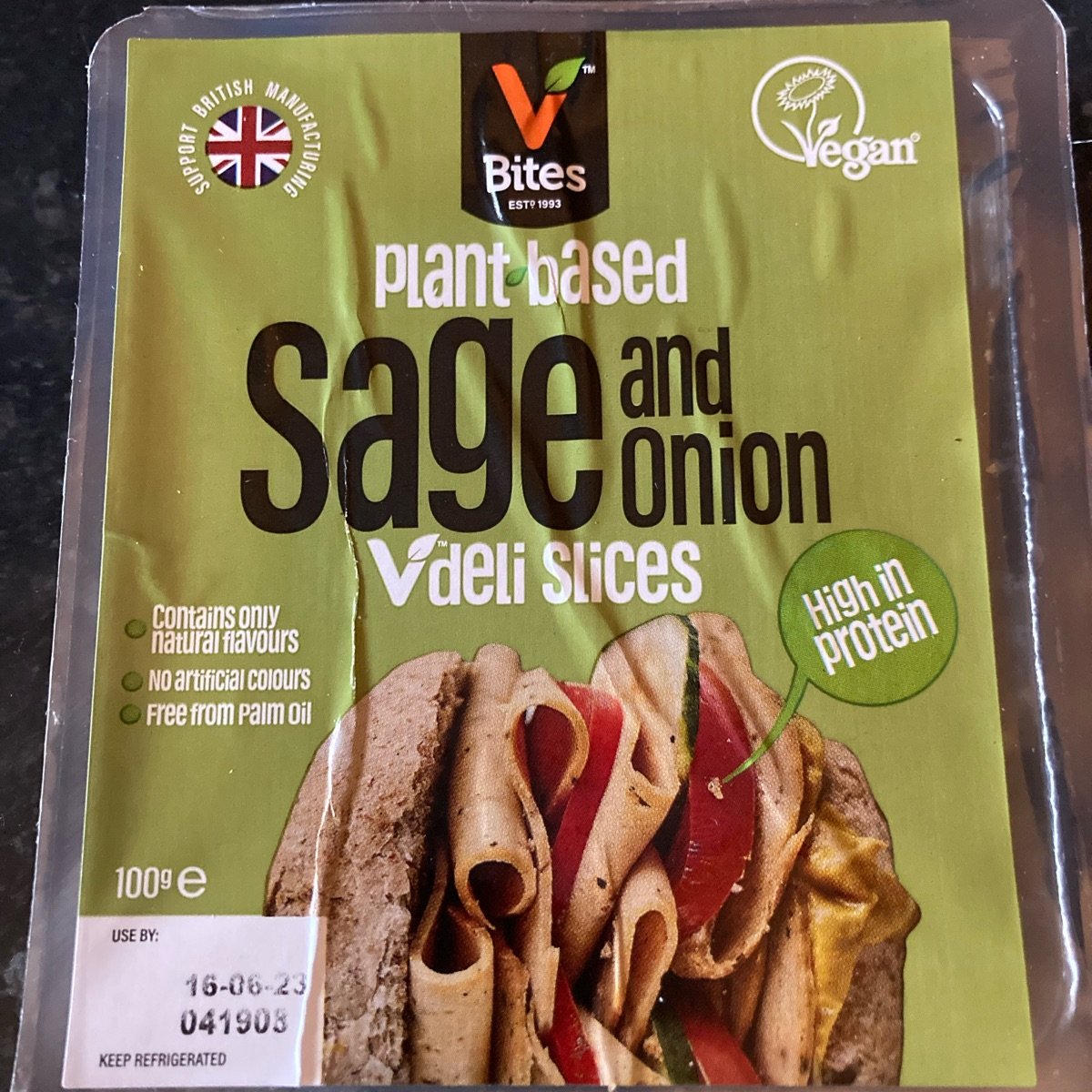 sage and onion deli slices from V Bites - Vegan Product Reviews ...