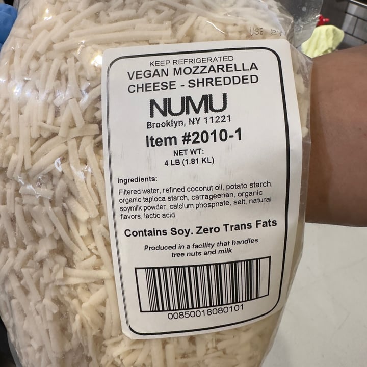 Numu VEGAN MOZZARELLA CHEESE - SHREDDED Review | abillion
